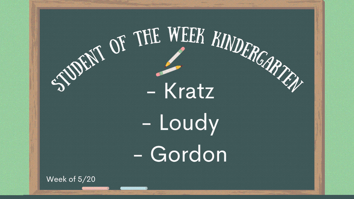 Student of the Week May 20th - Dale City Elementary School